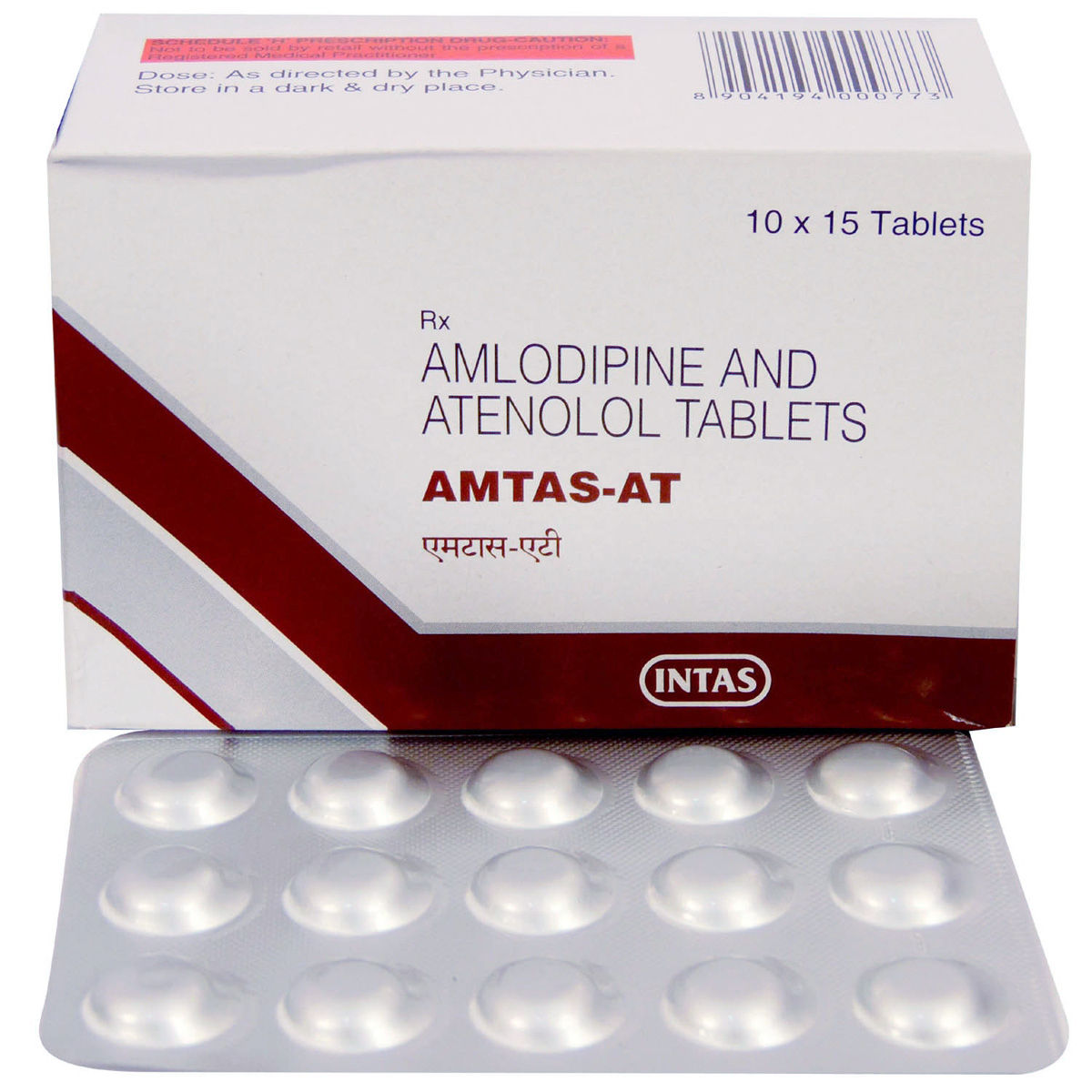 Amtas-AT Tablet 15's Price, Uses, Side Effects, Composition - Apollo ...