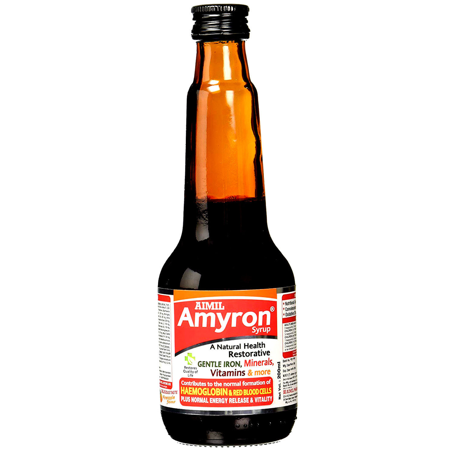 Aimil Amyron Syrup, 200 ml Price, Uses, Side Effects, Composition ...