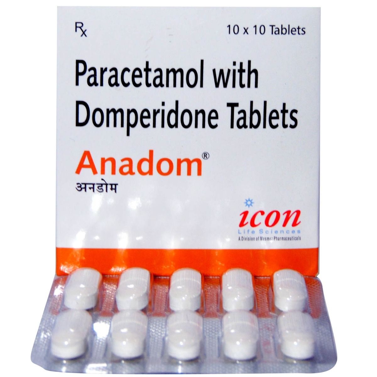 Anadom Tablet 10's Price, Uses, Side Effects, Composition - Apollo Pharmacy