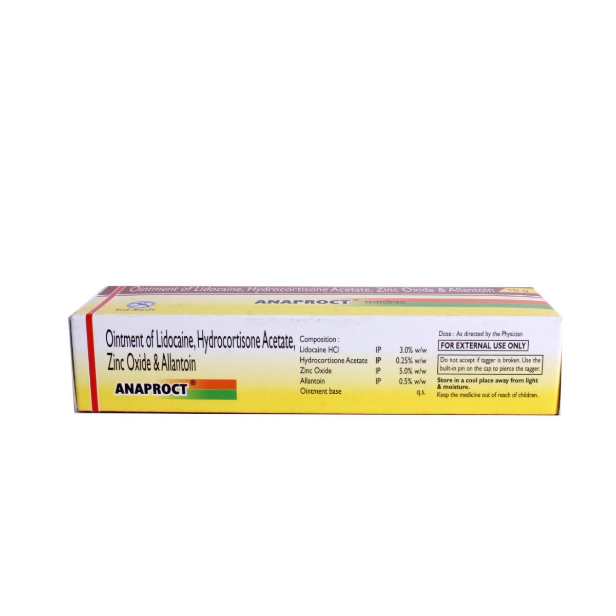 Anaproct Ointment 15 gm Price, Uses, Side Effects, Composition - Apollo ...