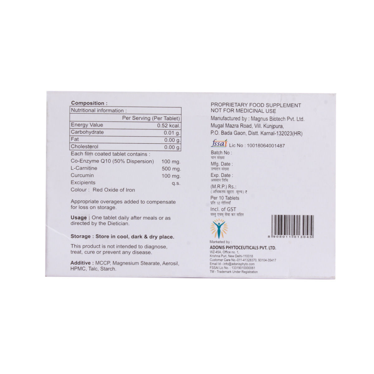 Andro-Q Tablet 10's Price, Uses, Side Effects, Composition - Apollo ...