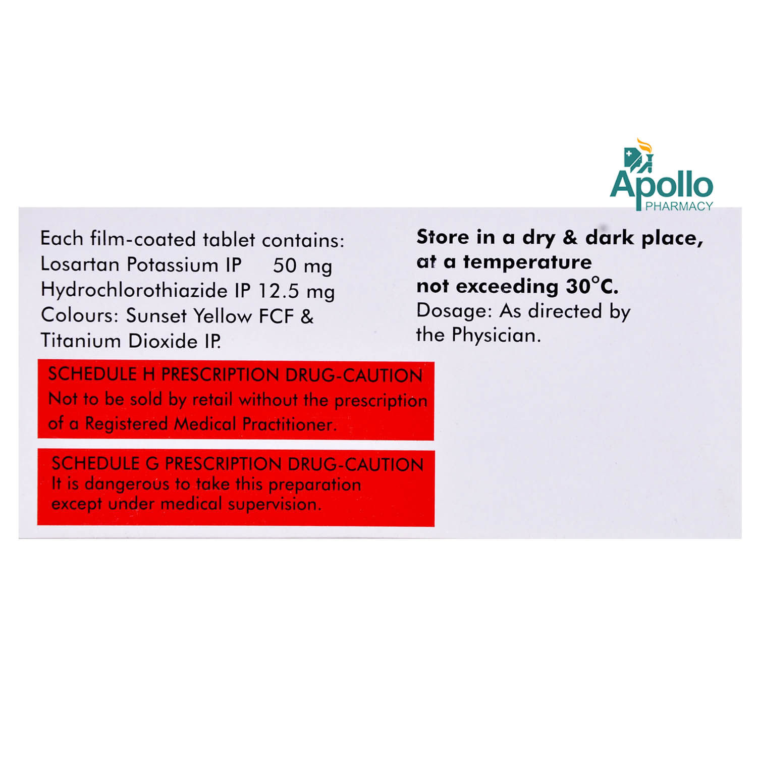 Angizaar H Tablet 10's Price, Uses, Side Effects, Composition - Apollo ...