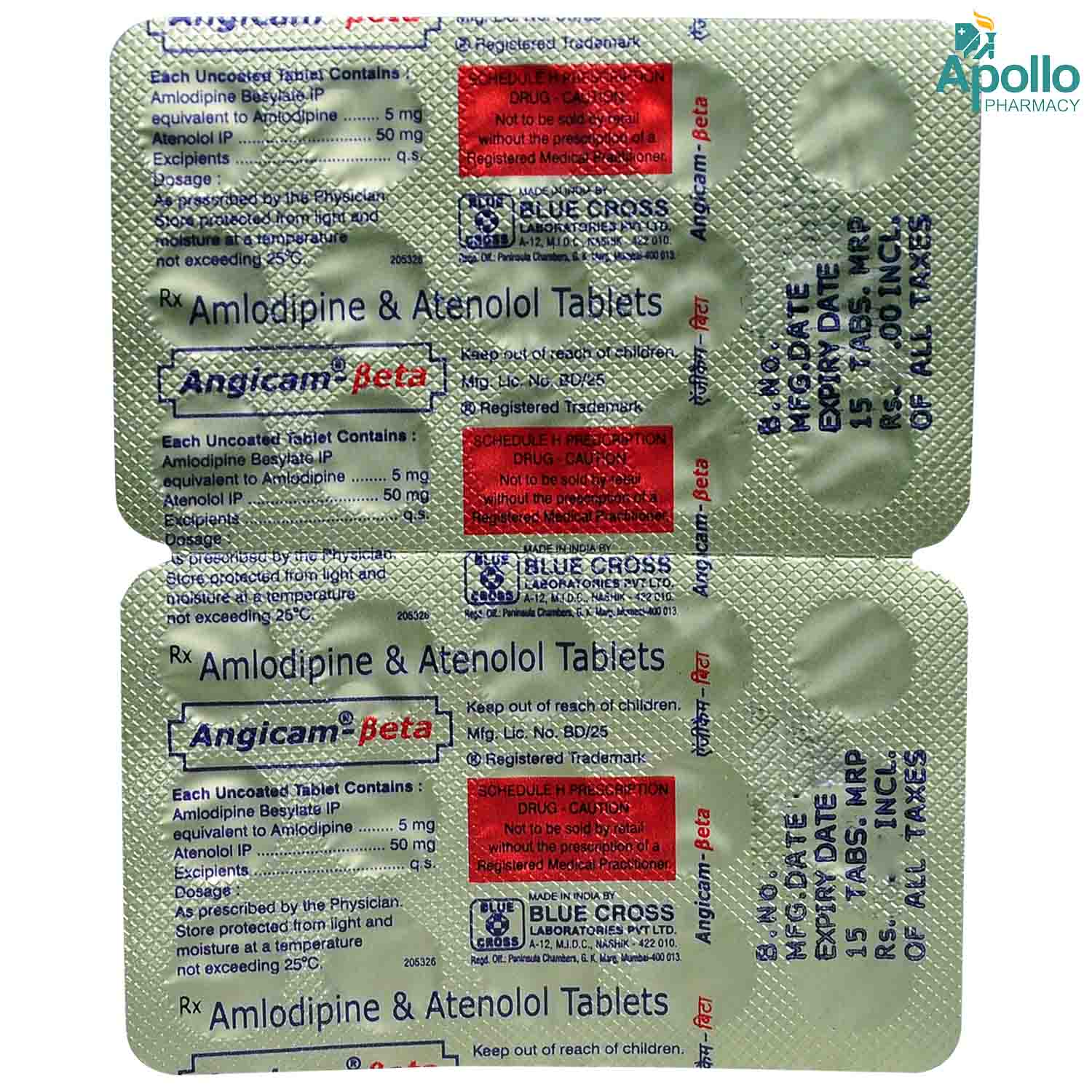 Angicam-Beta Tablet 15's Price, Uses, Side Effects, Composition ...