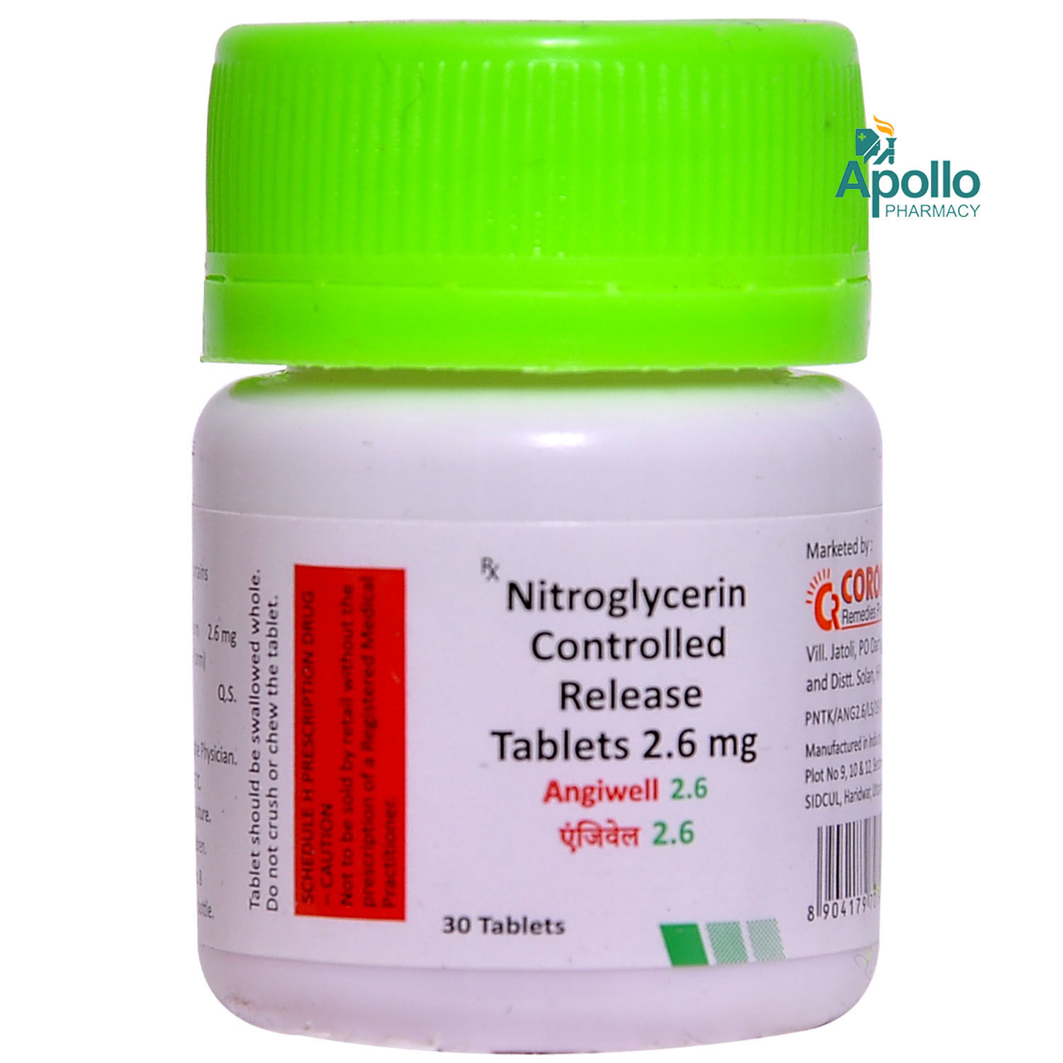 Angiwell CR 2.6 Tablet 30's Price, Uses, Side Effects, Composition ...