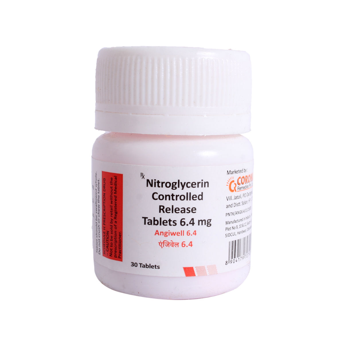 Angiwell Cr 6.4mg Tablet 30's Price, Uses, Side Effects, Composition ...