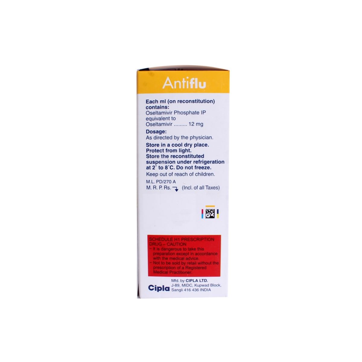 Antiflu Suspension 75 ml Price, Uses, Side Effects, Composition ...