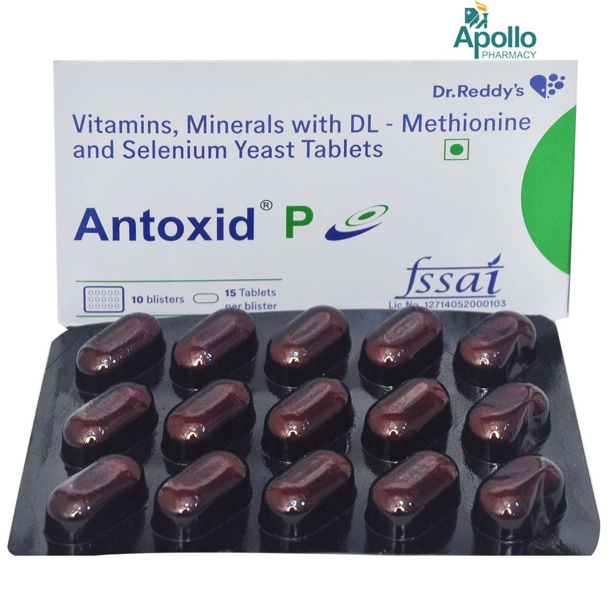 Antoxid P Tablet 15's Price, Uses, Side Effects, Composition - Apollo ...