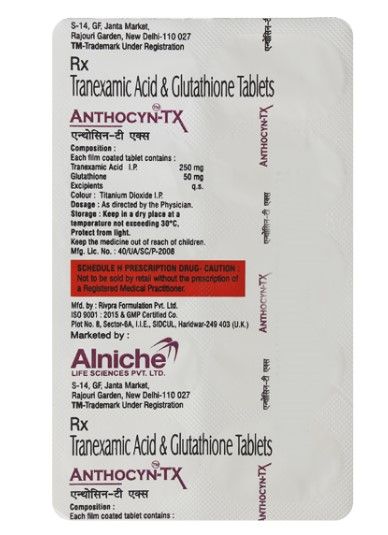 Anthocyn-TX Tablet 10's Price, Uses, Side Effects, Composition - Apollo ...