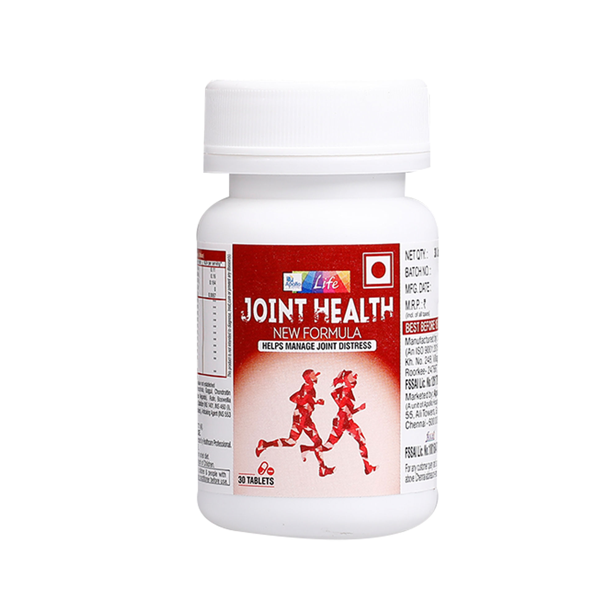 Apollo Pharmacy Joint Health New Formula, 30 Tablets Price, Uses, Side ...