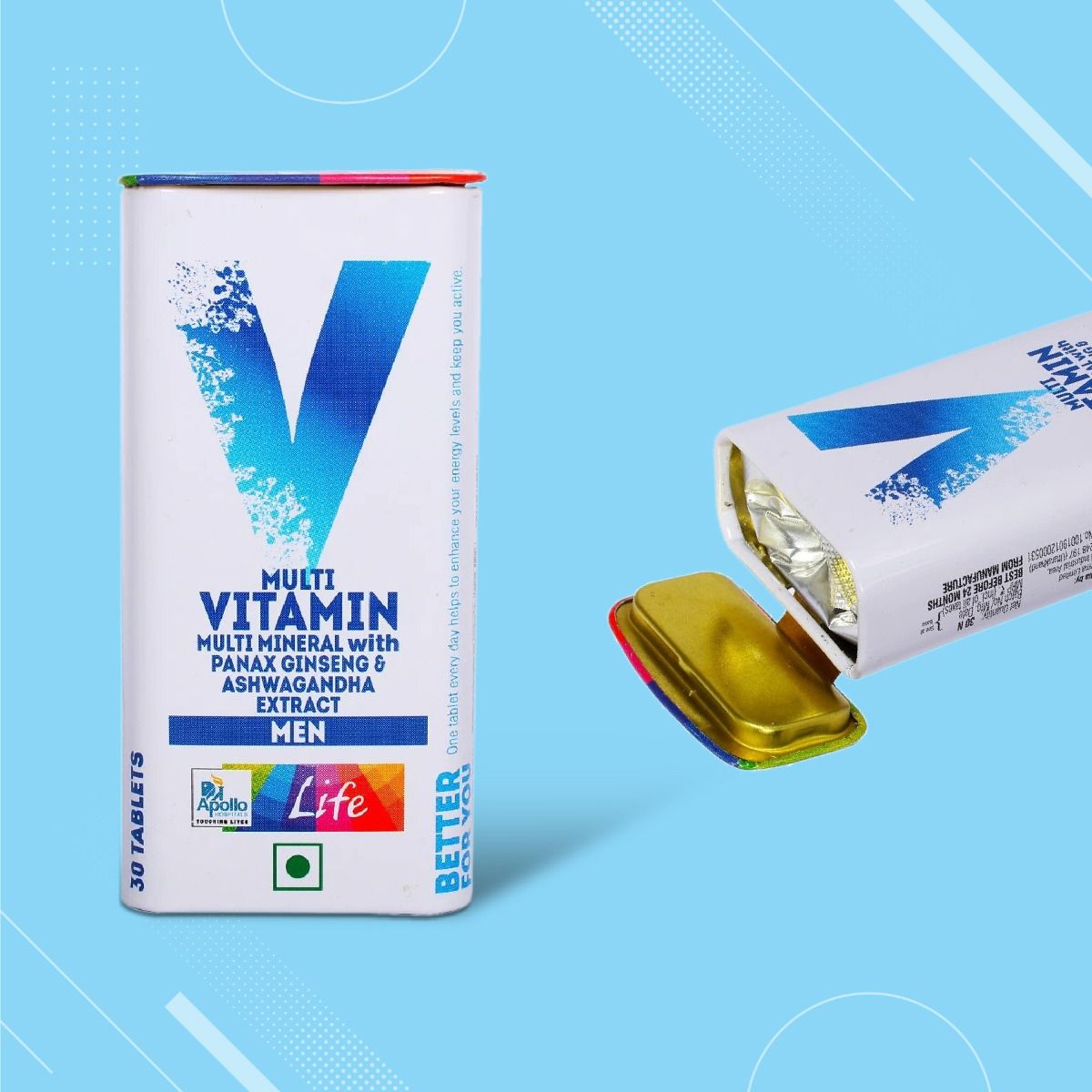 Apollo Life Multi Vitamin for Men, 30 Tablets Price, Uses, Side Effects ...