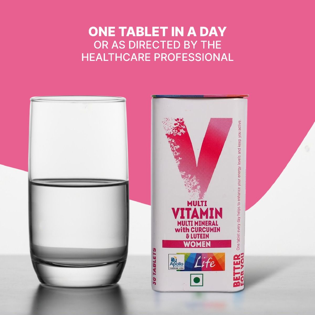 Apollo Life Multivitamin for Women, 30 Tablets Price, Uses, Side ...