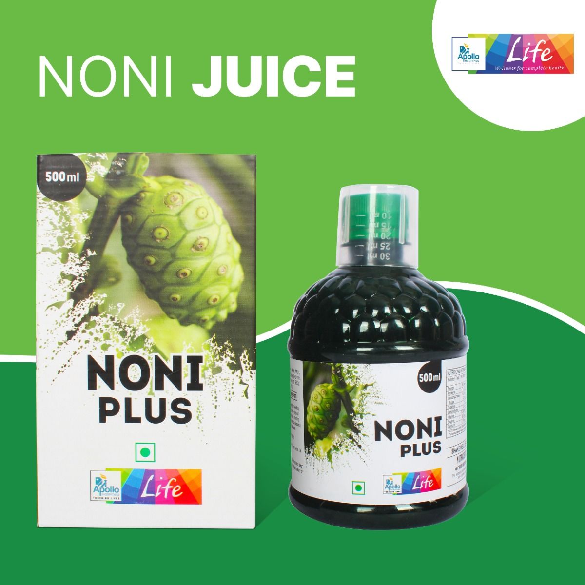 Apollo Life Noni Plus Juice, 500 ml Price, Uses, Side Effects ...