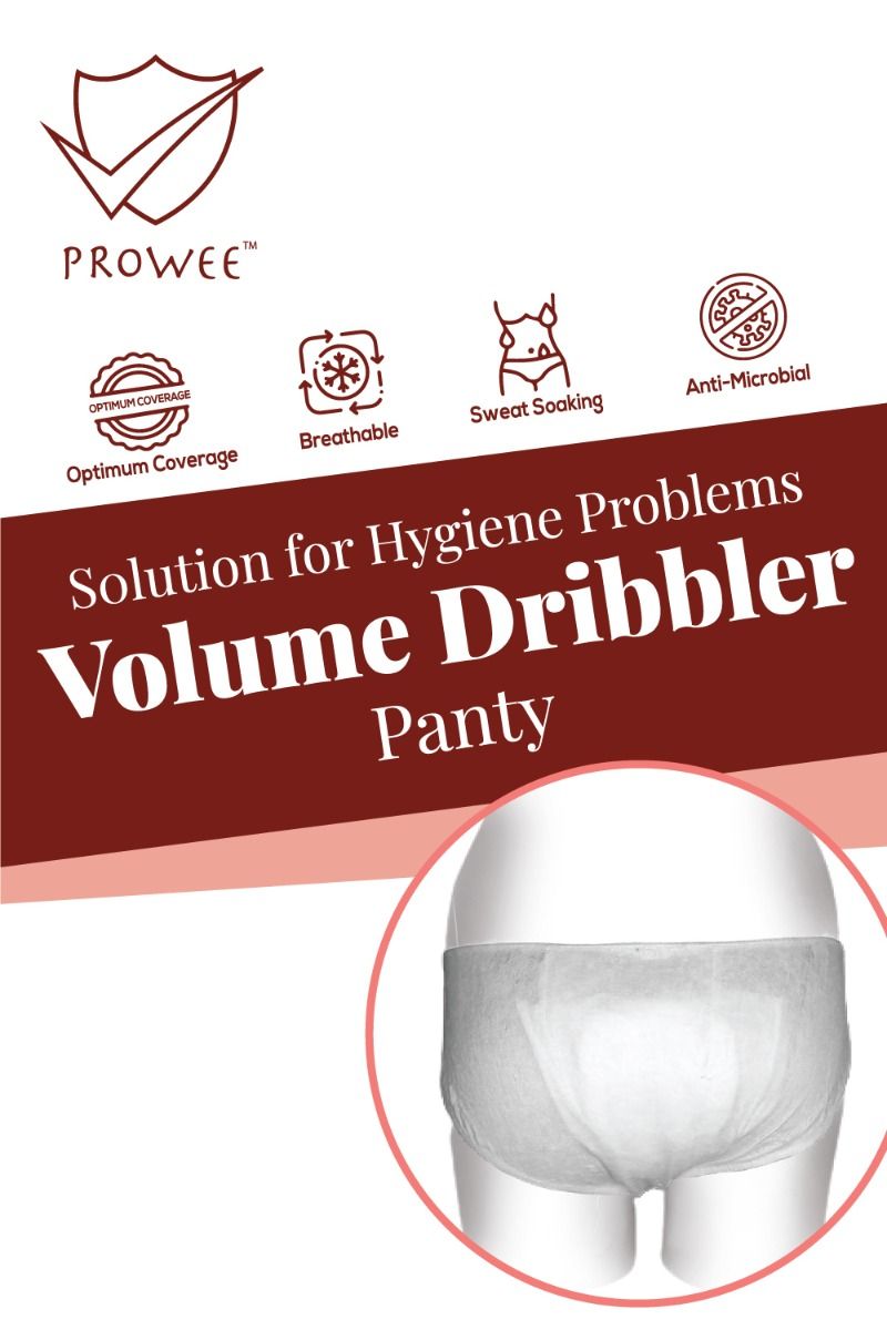 Prowee-D Volume Dribbler Microbe Protected Disposable Panty Large for ...