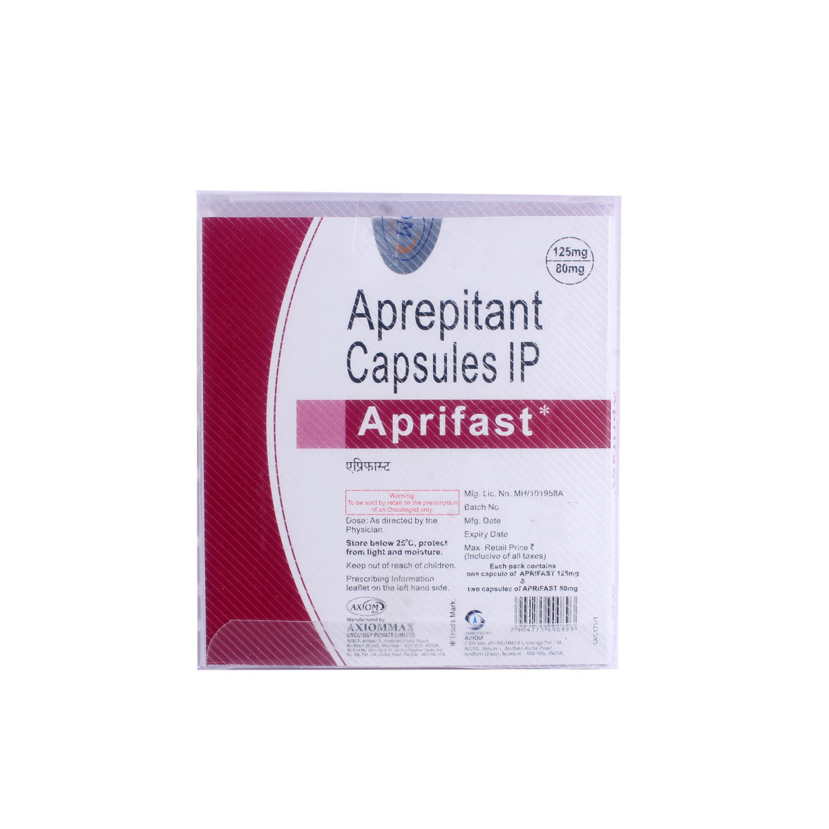 Aprifast 125/80Mg Capsule Kit 1'S Price, Uses, Side Effects ...
