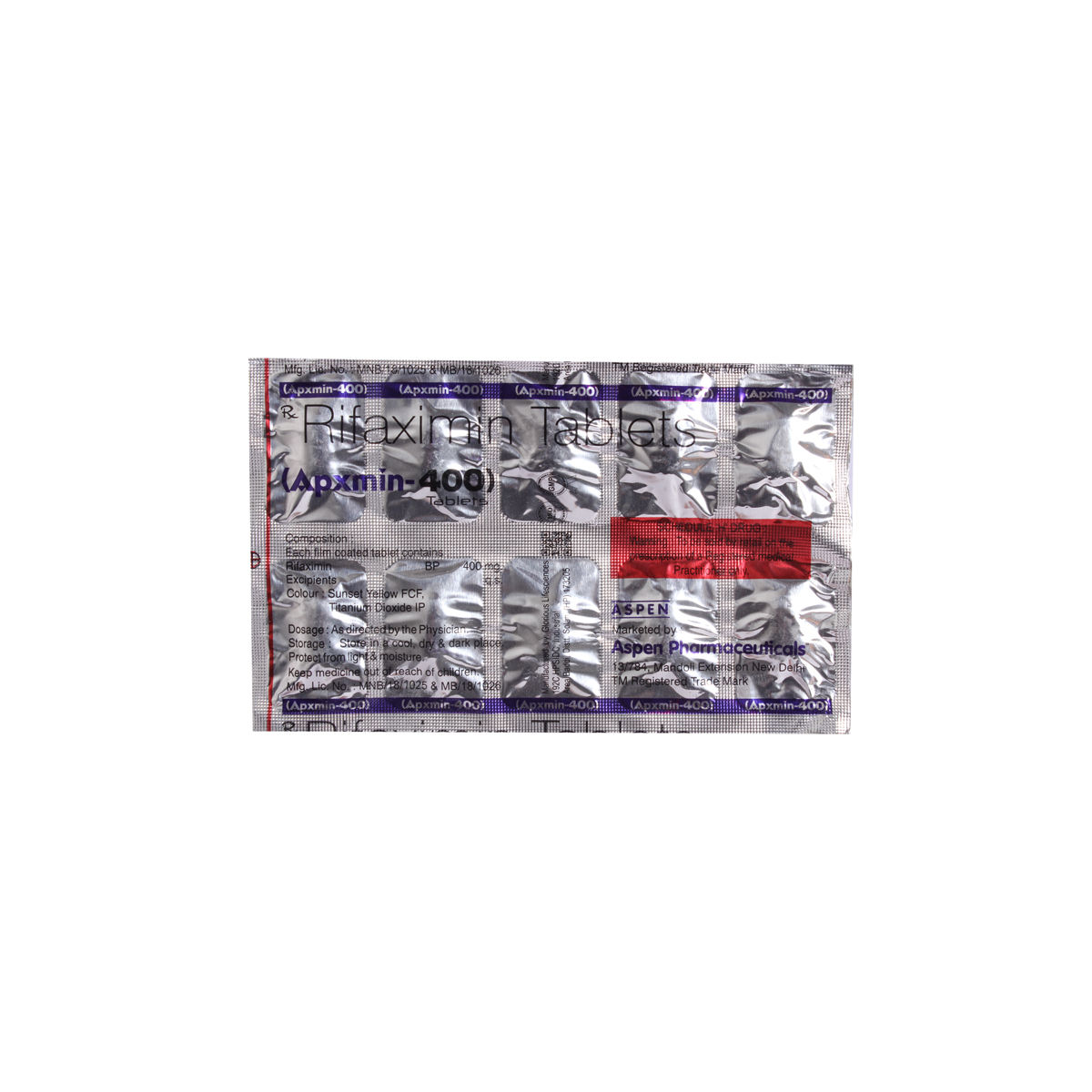 Apxmin-400 Tablet 10's Price, Uses, Side Effects, Composition - Apollo ...