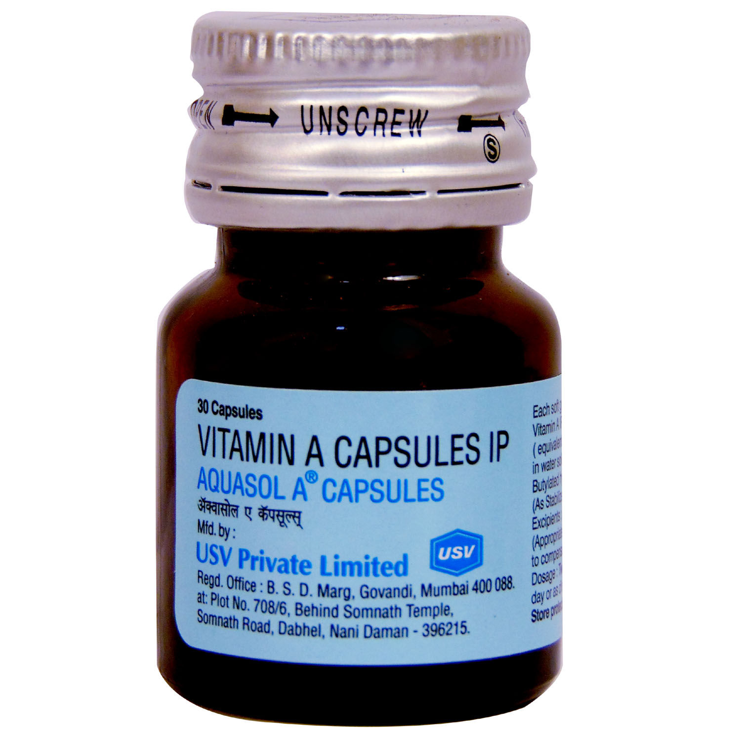 Aquasol A Capsule 30's Price, Uses, Side Effects, Composition - Apollo ...