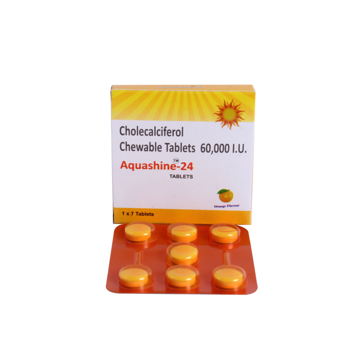 AQUASHINE-24 ORANGE FLAV CHEW TABLETS 7'S Price, Uses, Side Effects ...