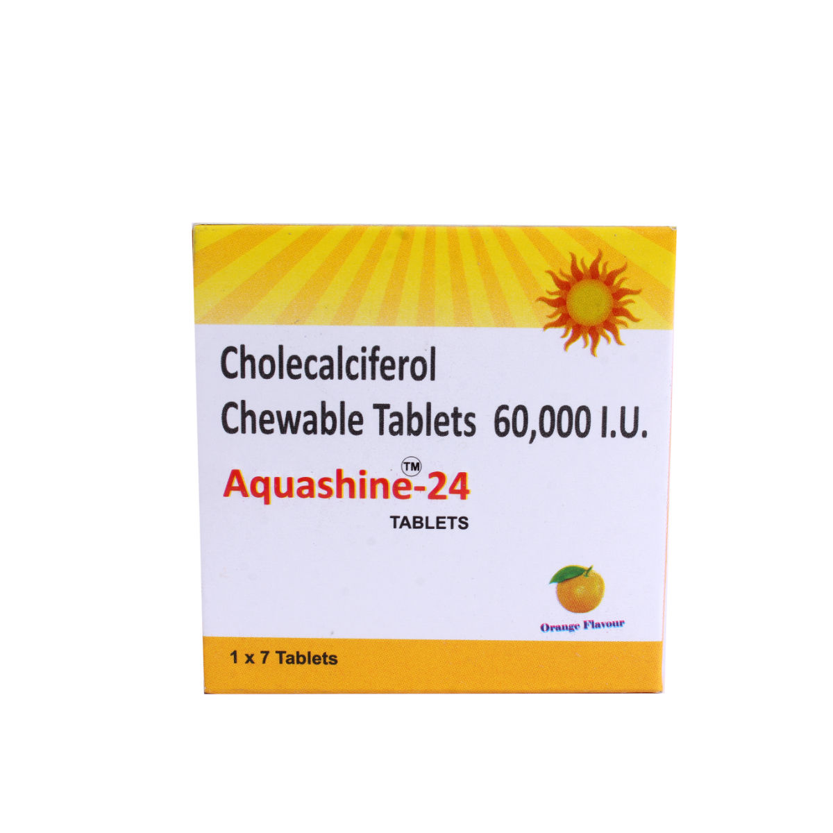 AQUASHINE-24 ORANGE FLAV CHEW TABLETS 7'S Price, Uses, Side Effects ...