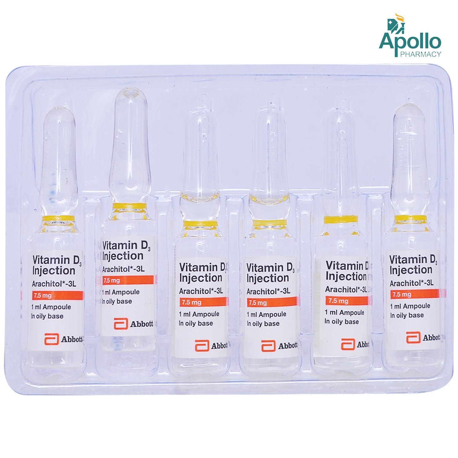 Arachitol 3L Injection 6x1 ml Price, Uses, Side Effects, Composition ...