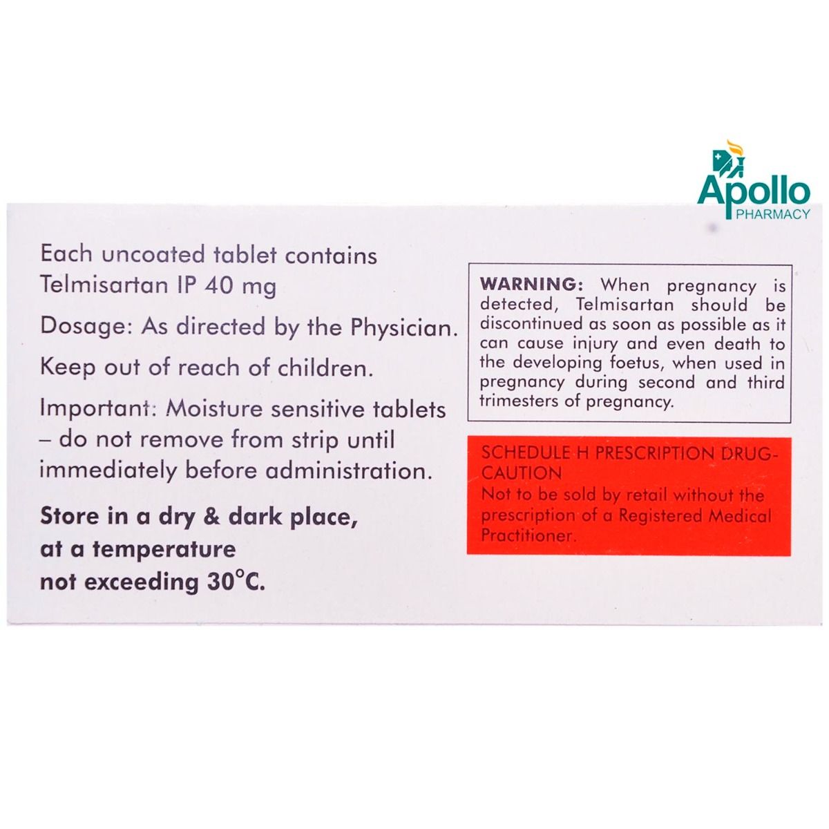 Arbitel-40 Tablet 10's Price, Uses, Side Effects, Composition - Apollo ...
