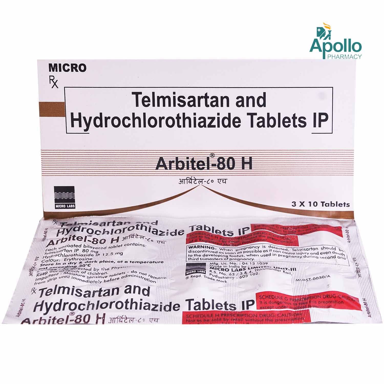 ARBITEL H 80MG TABLET Price, Uses, Side Effects, Composition - Apollo ...