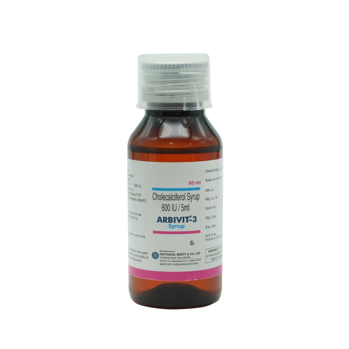Arbivit 3 Syrup 60 ml Price, Uses, Side Effects, Composition - Apollo ...