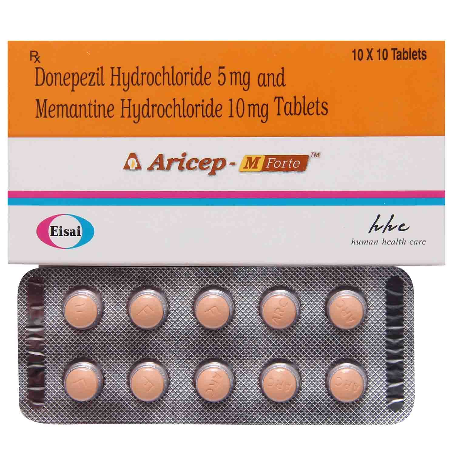 ARICEP M FORTE TABLET 10'S Price, Uses, Side Effects, Composition ...