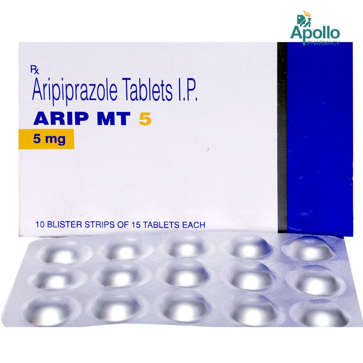 Arip MT 5 Tablet 15's Price, Uses, Side Effects, Composition - Apollo ...