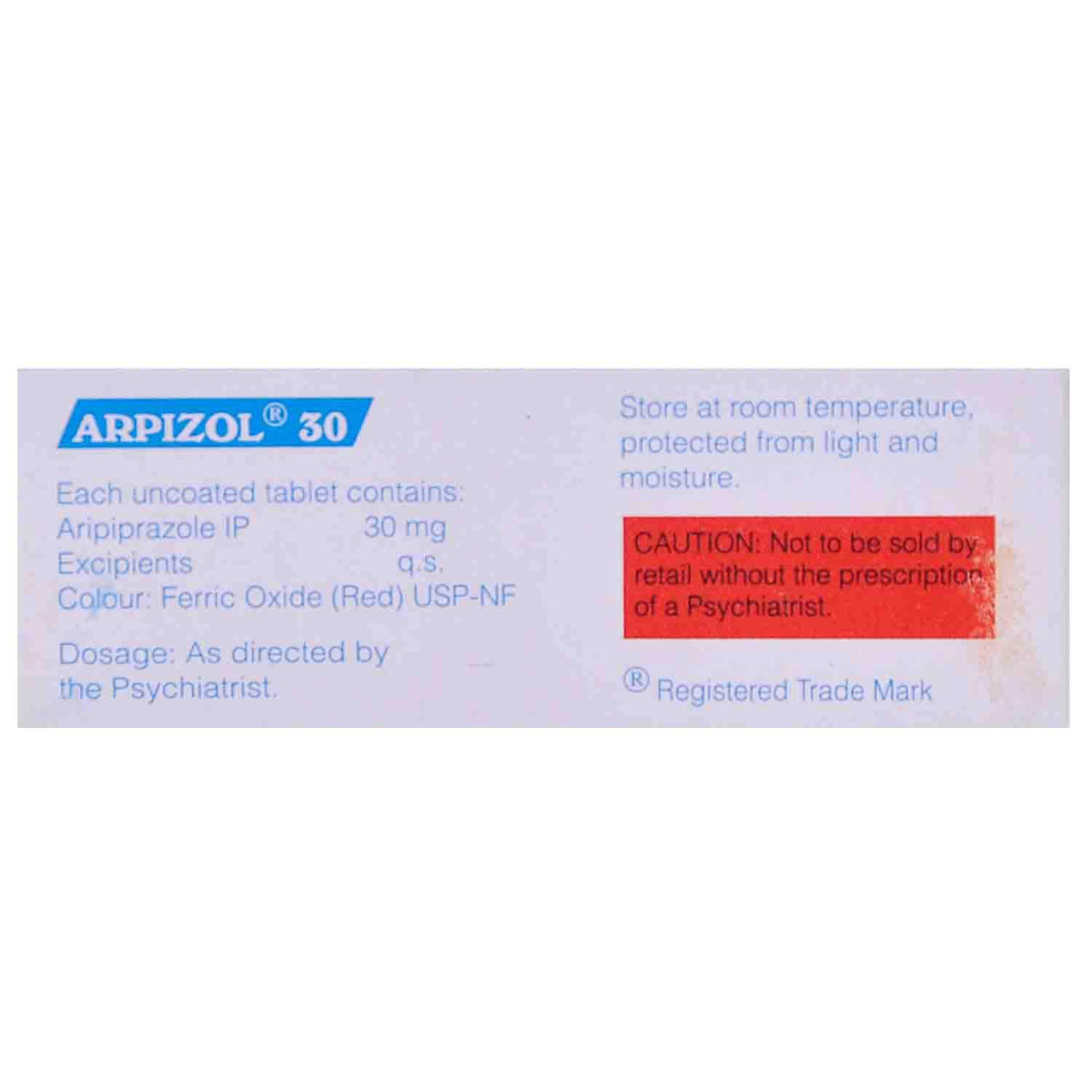 Arpizol 30 Tablet 10's Price, Uses, Side Effects, Composition - Apollo ...