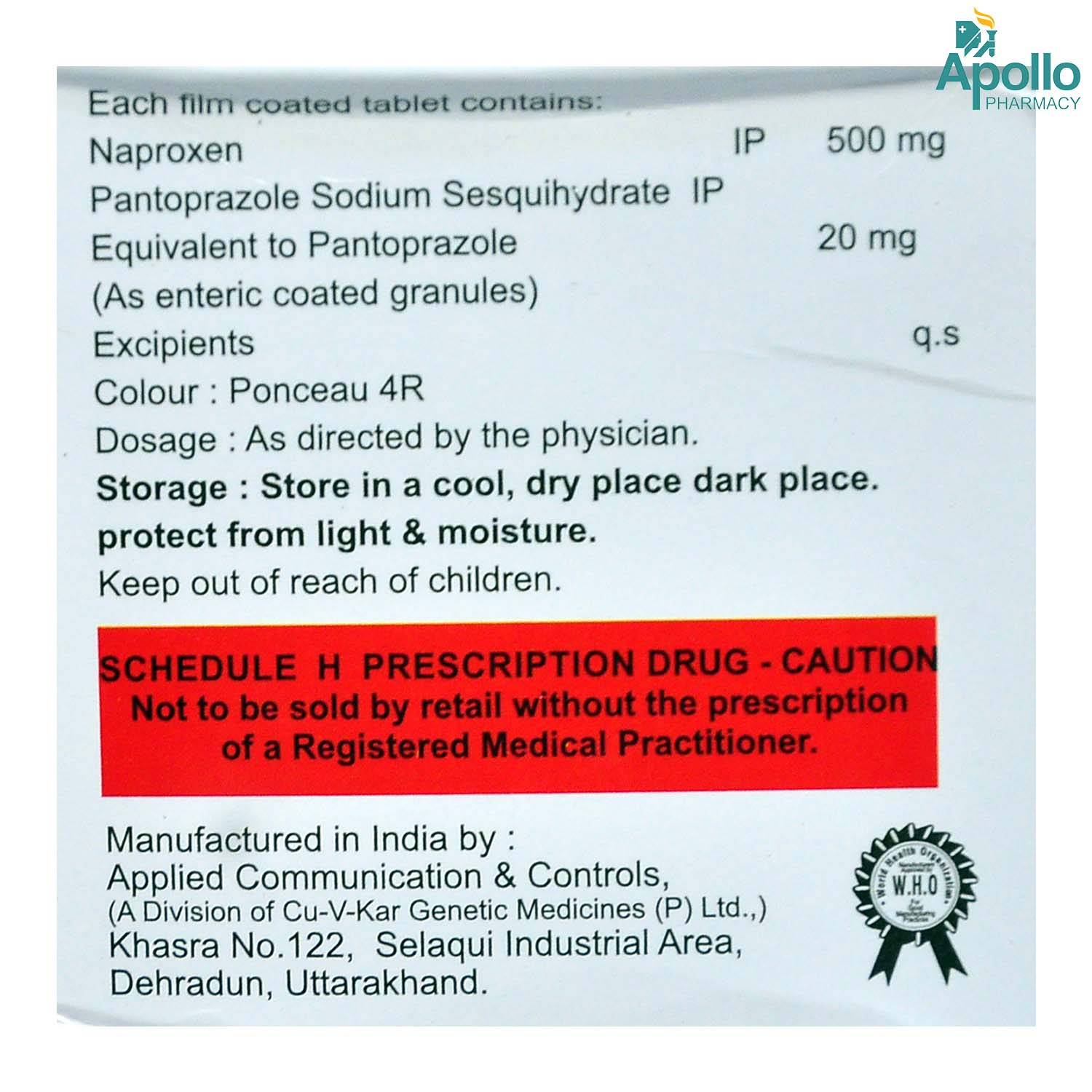 Arthopan 500 Tablet 10's Price, Uses, Side Effects, Composition ...
