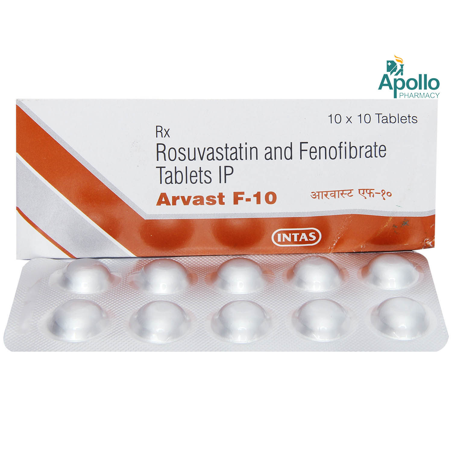 Arvast F 10 Tablet 10's Price, Uses, Side Effects, Composition - Apollo ...