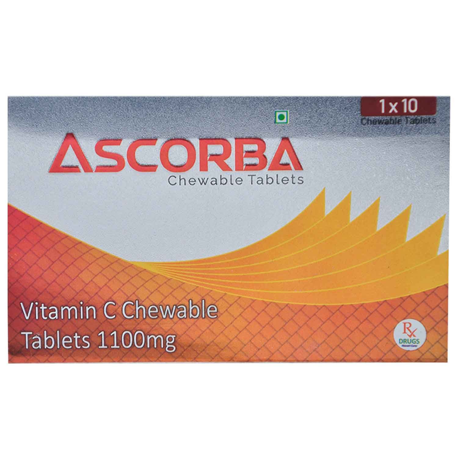 Ascorba 1100 mg Chewable Tablet 10's Price, Uses, Side Effects ...