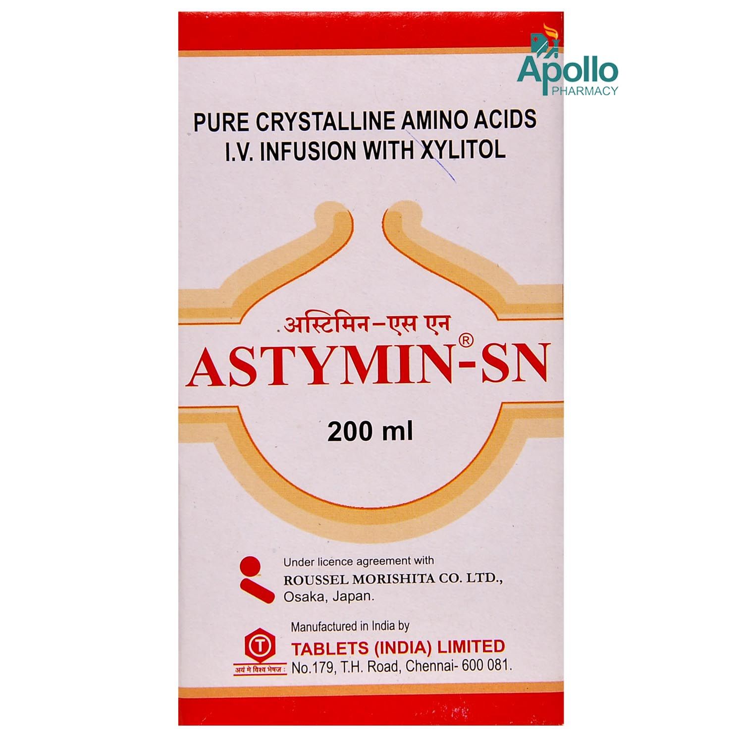 Astymin Sn I.V. Fluid 200ml Price, Uses, Side Effects, Composition ...
