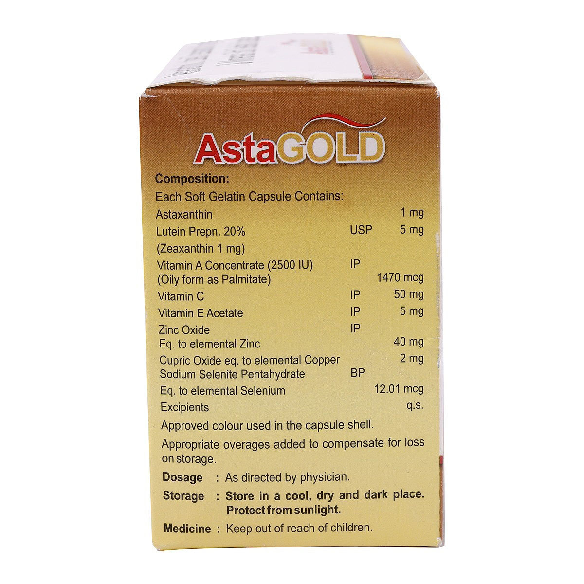AstaGold Capsule 10's Price, Uses, Side Effects, Composition - Apollo ...