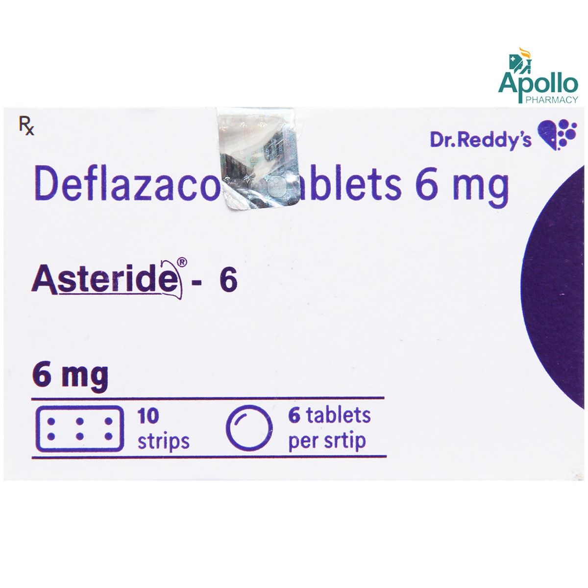 Asteride 6 mg Tablet 6's Price, Uses, Side Effects, Composition ...