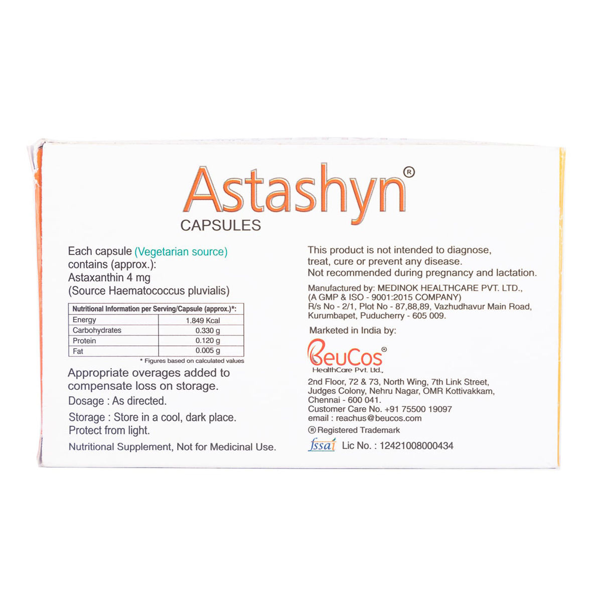 Astashyn Capsule 10's Price, Uses, Side Effects, Composition - Apollo ...