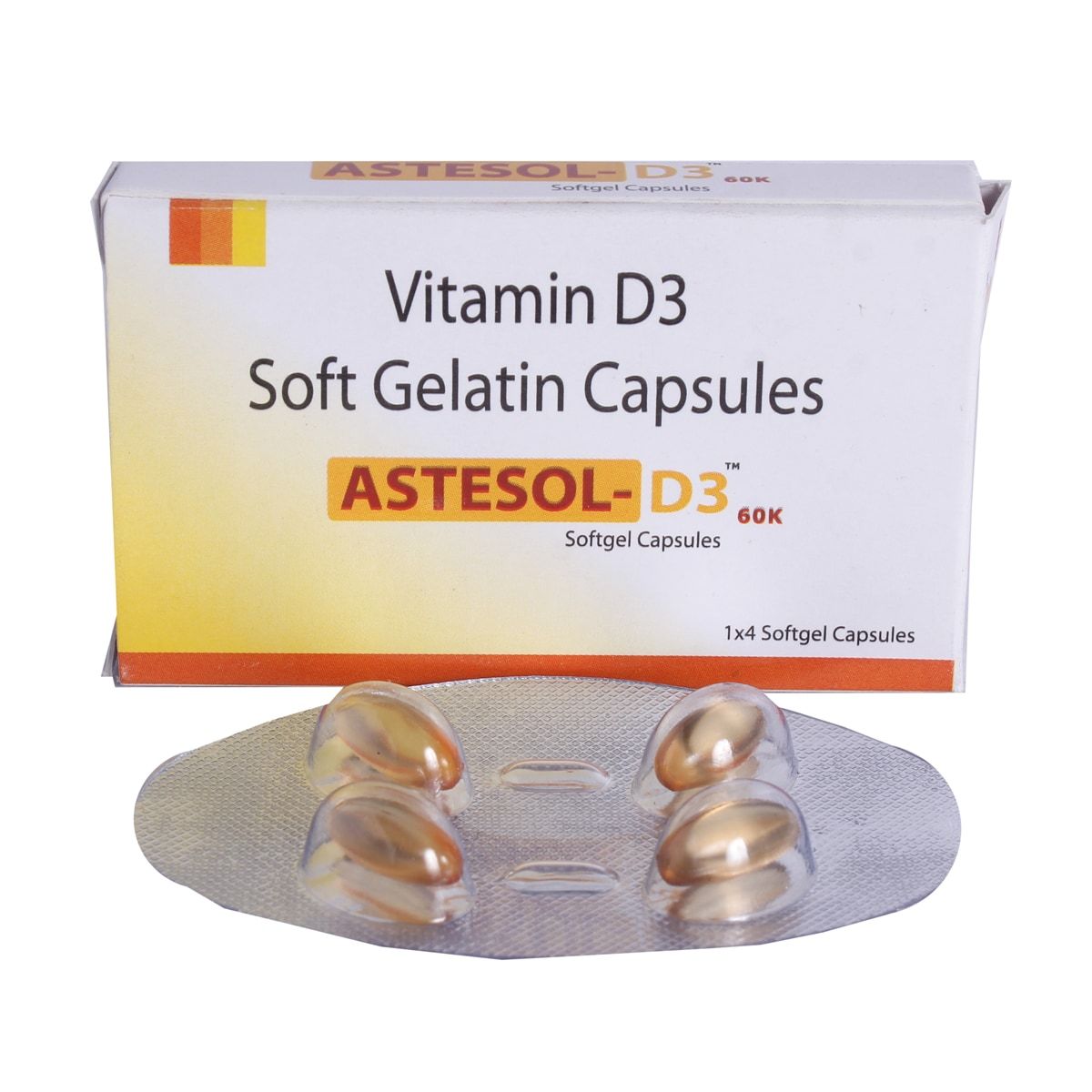 Astesol-D3 60K Capsule 4's Price, Uses, Side Effects, Composition ...