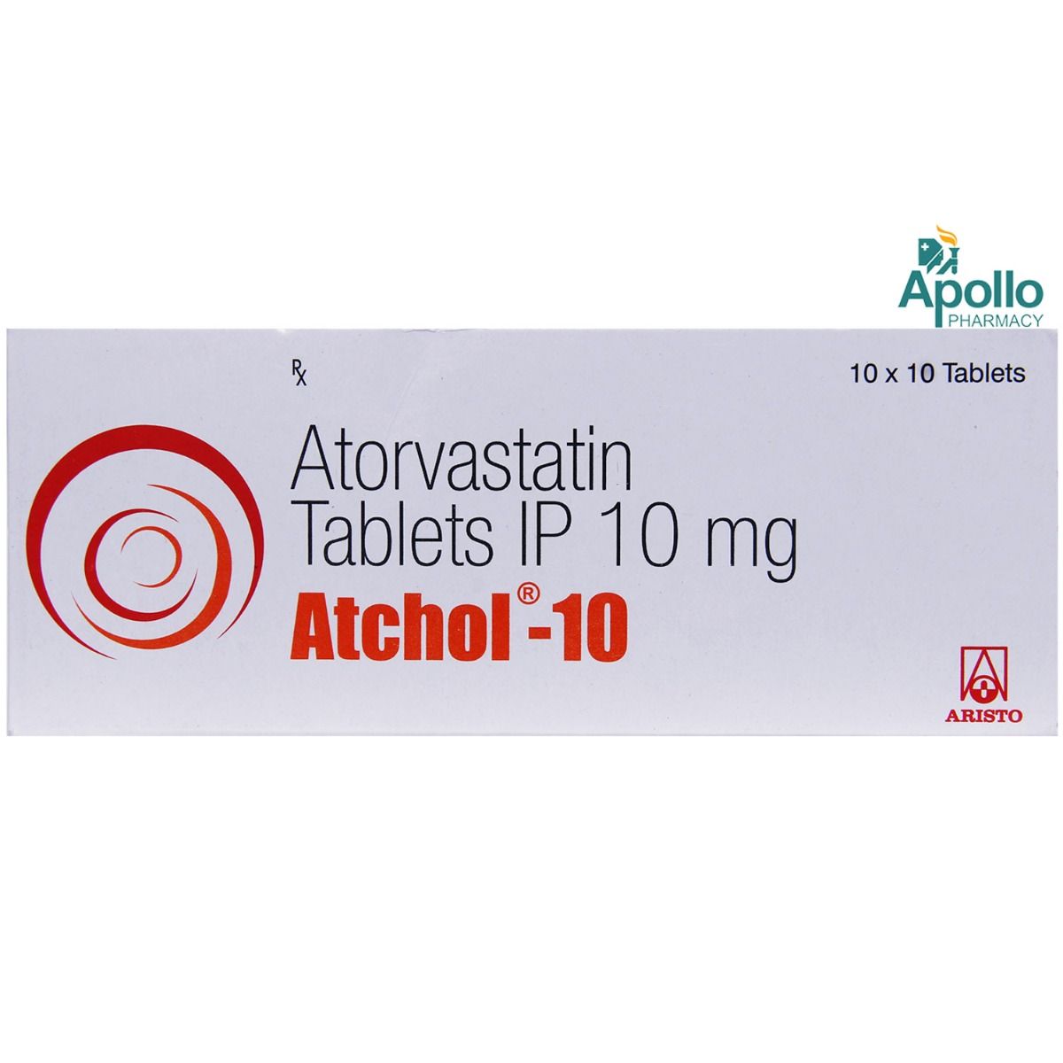 Atchol 10 Tablet 10's Price, Uses, Side Effects, Composition - Apollo ...