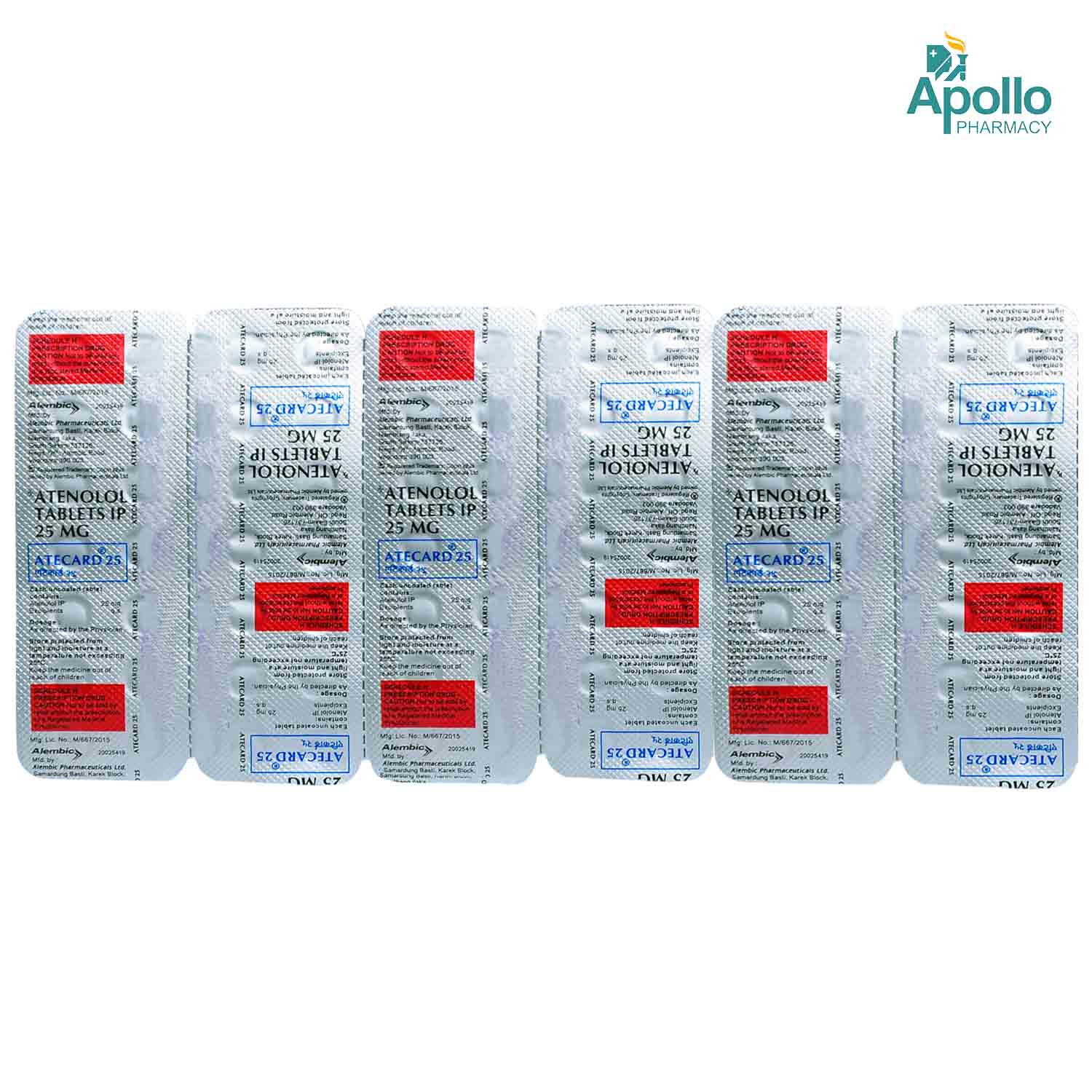 Atecard 25 Tablet 14's Price, Uses, Side Effects, Composition - Apollo ...