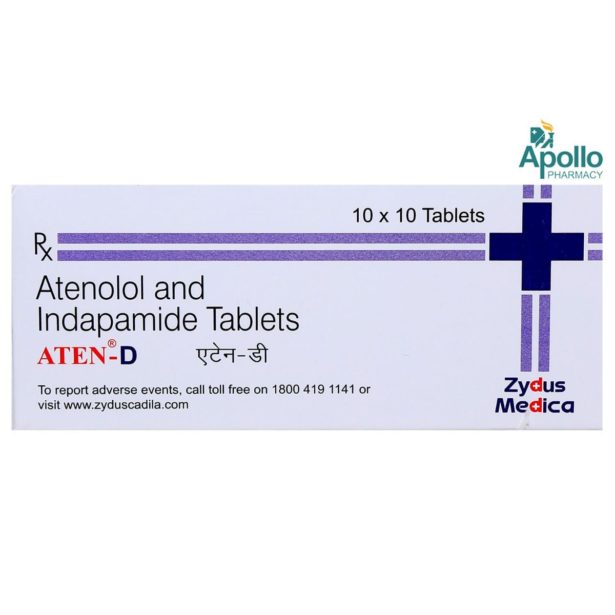 Aten-D Tablet 10's Price, Uses, Side Effects, Composition - Apollo Pharmacy