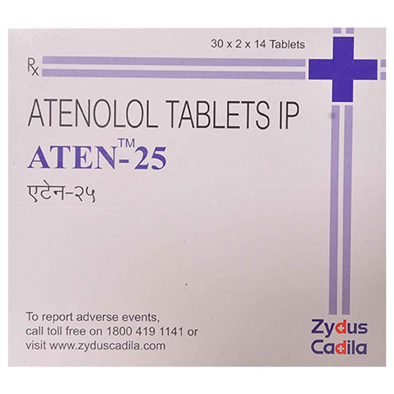 Atenex 25 Tablet 14's Price, Uses, Side Effects, Composition - Apollo ...