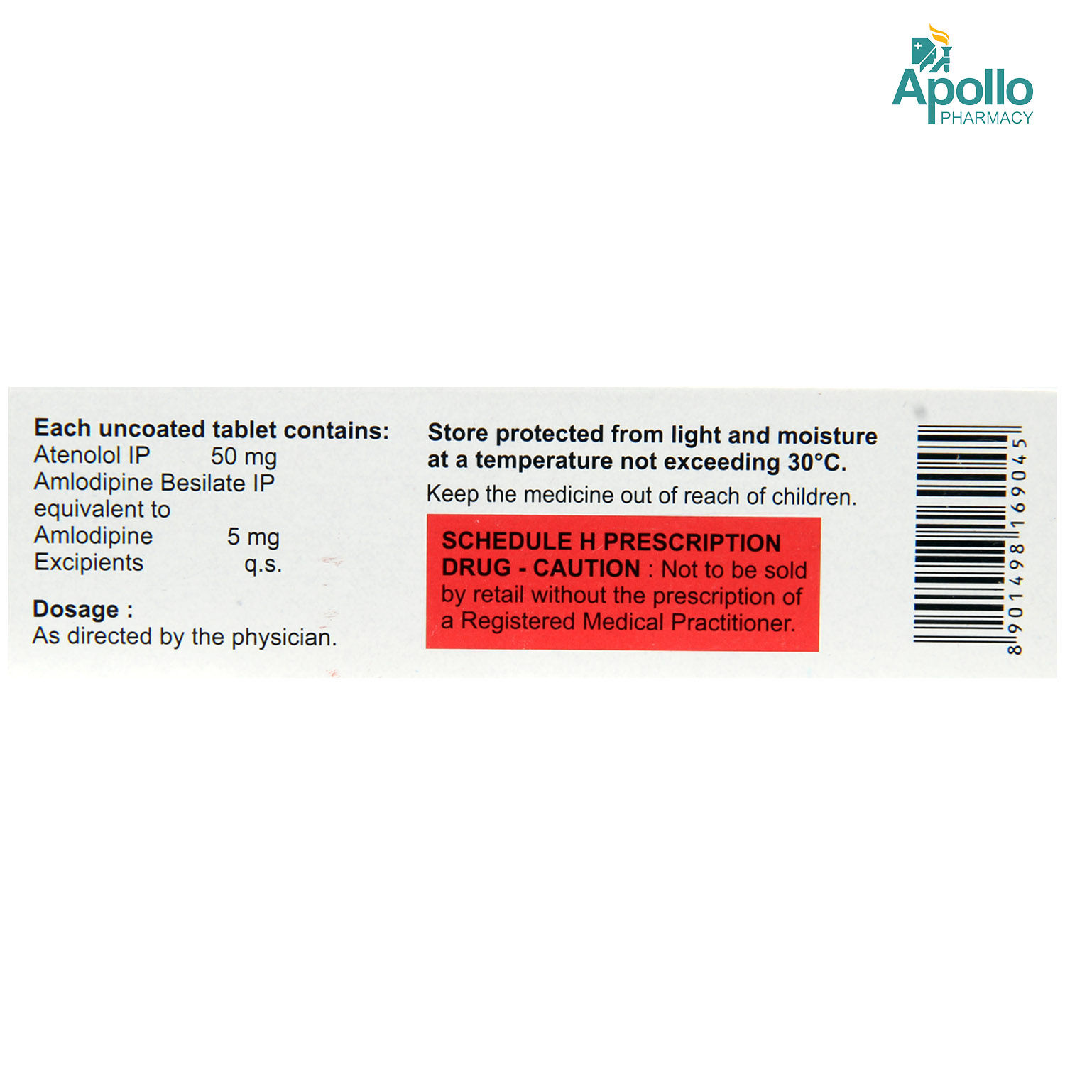 ATECARD AM 5MG TABLET 15'S Price, Uses, Side Effects, Composition ...