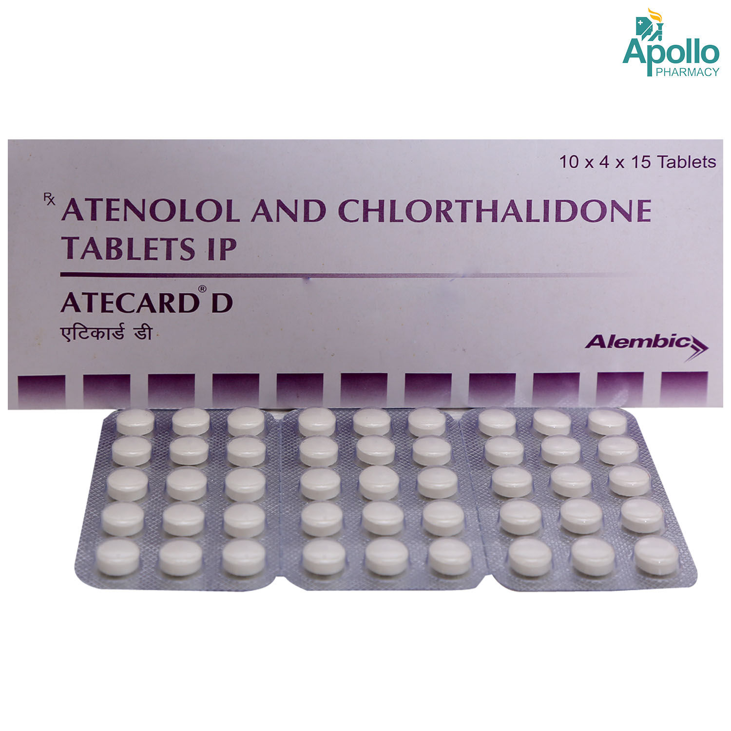 ATECARD D TABLET 15'S Price, Uses, Side Effects, Composition - Apollo ...