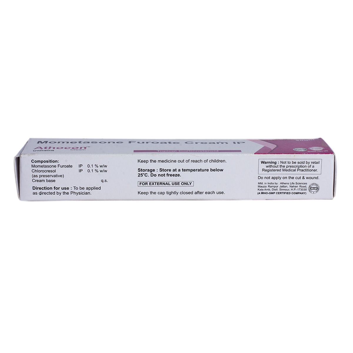 Athocon Cream 20gm Price, Uses, Side Effects, Composition - Apollo Pharmacy