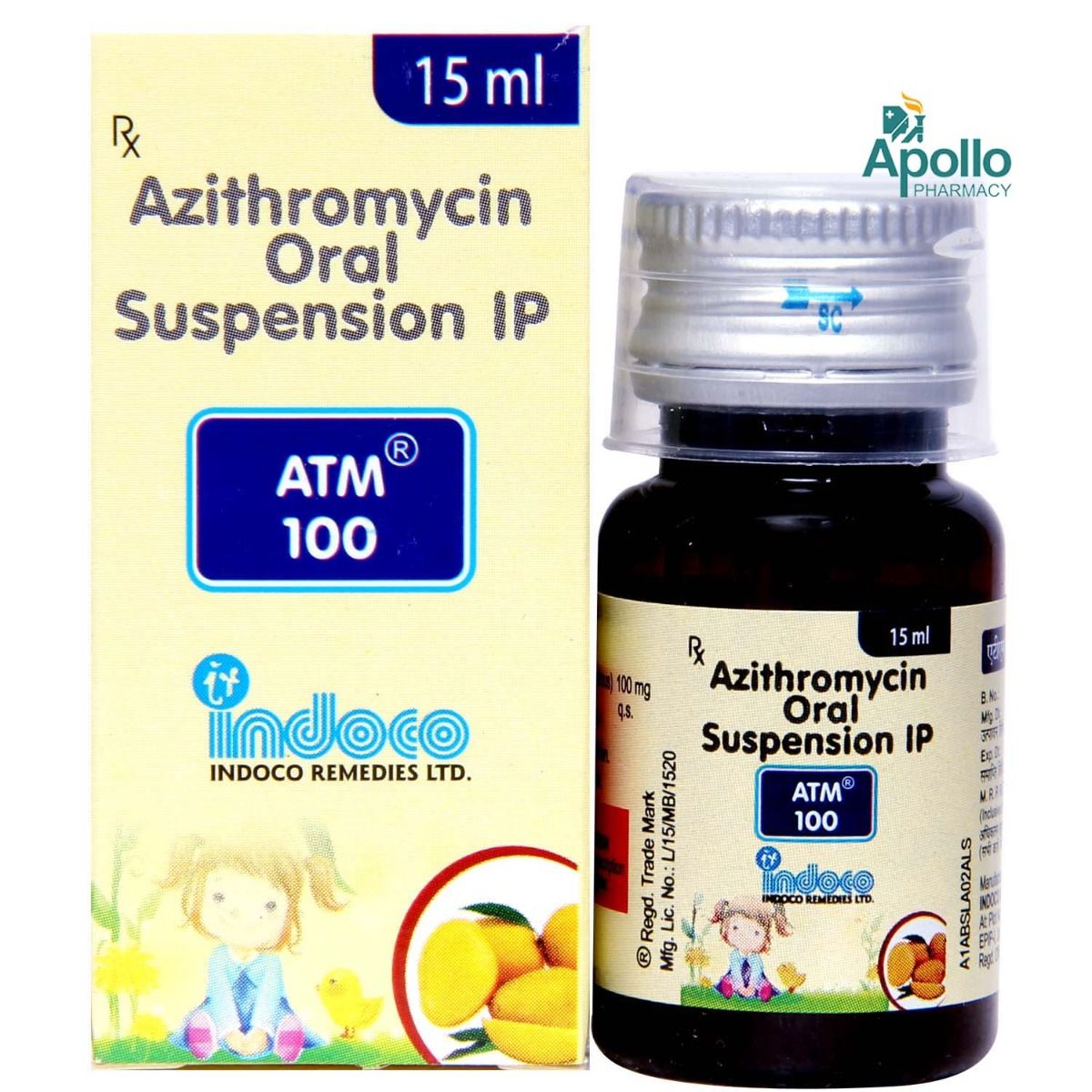 Atm 100 Suspension 15 ml Price, Uses, Side Effects, Composition ...