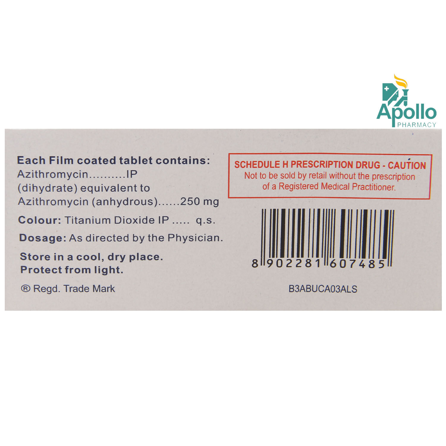 ATM 250MG TABLET 10'S Price, Uses, Side Effects, Composition - Apollo ...