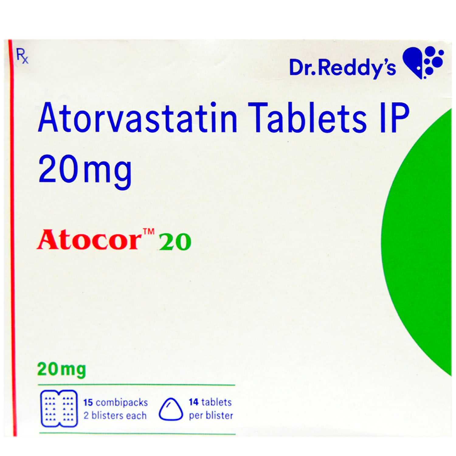 ATOCOR 20MG TABLET 14's Price, Uses, Side Effects, Composition - Apollo ...