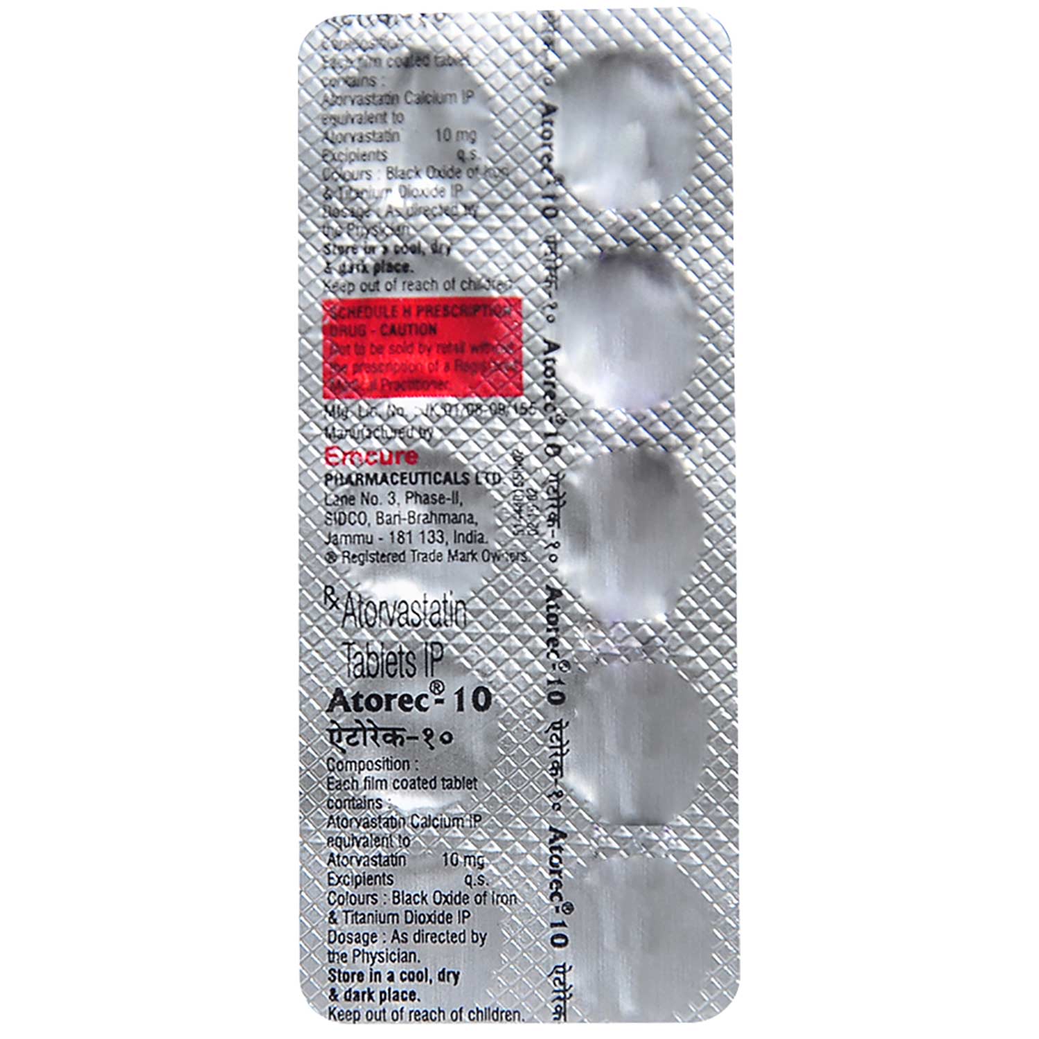 ATOREC 10MG TABLET Price, Uses, Side Effects, Composition - Apollo Pharmacy
