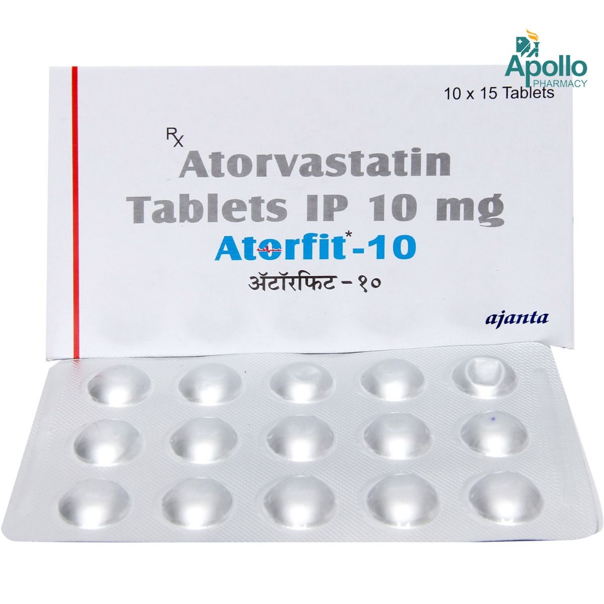 Atorfit 10 Tablet 15's Price, Uses, Side Effects, Composition - Apollo ...