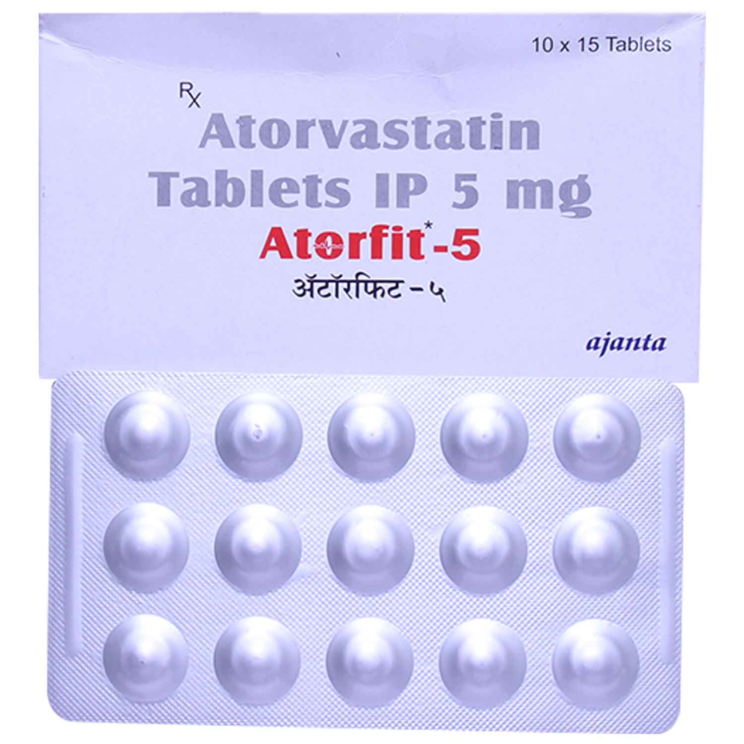 Atorfit 5 mg Tablet 10's Price, Uses, Side Effects, Composition ...